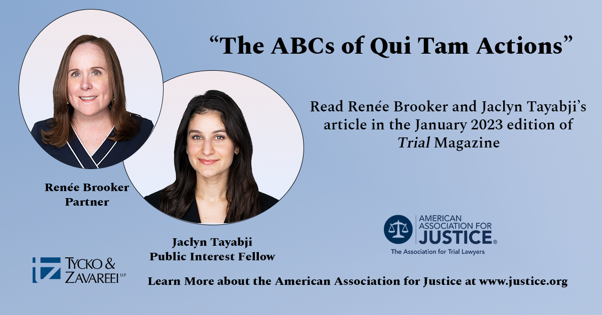 Renée Brooker and Jaclyn Tayabji’s Article in January 2023’s Trial ...